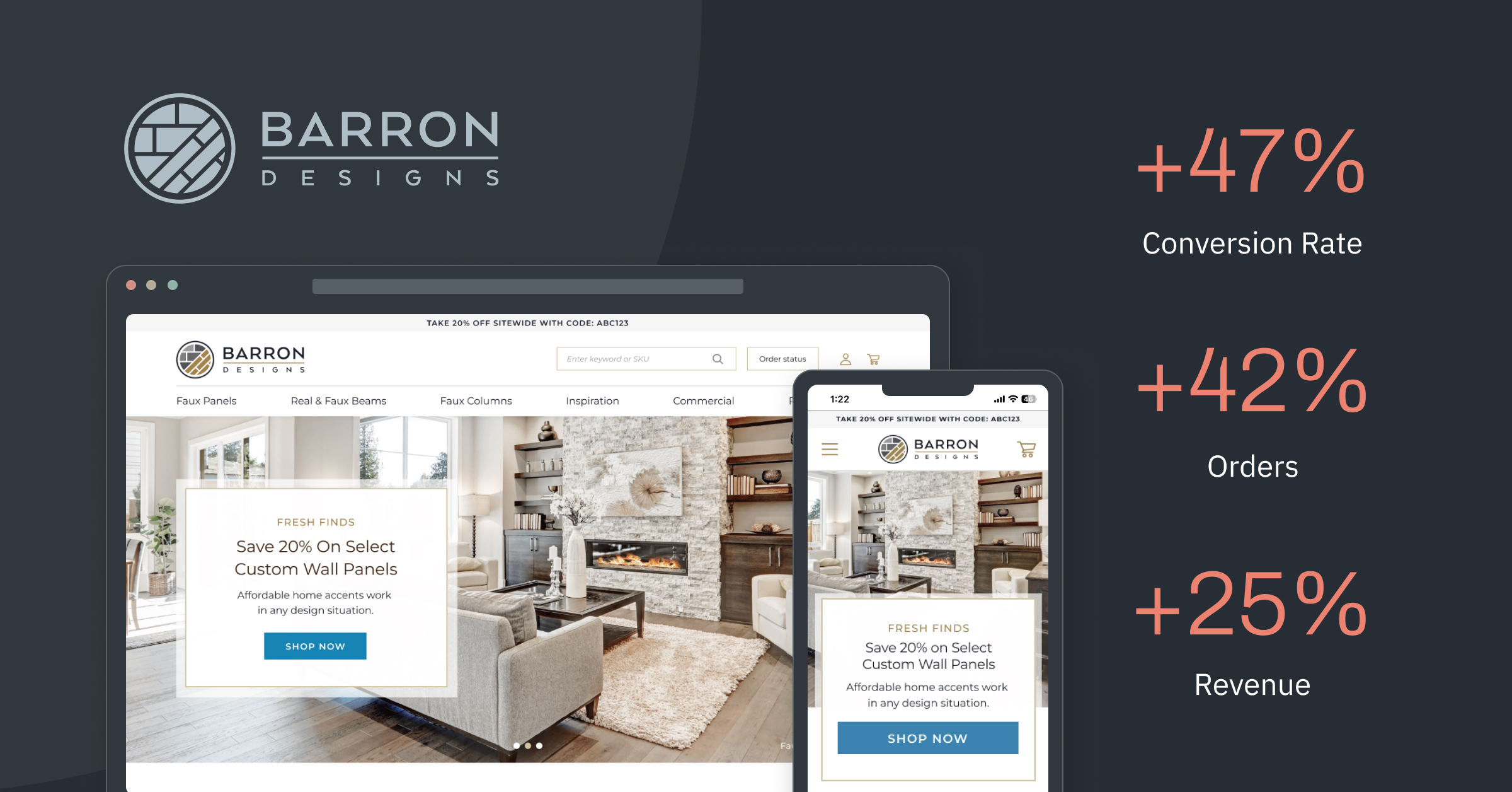 Increasing Revenue 25% By Migrating Barron Designs To BigCommerce